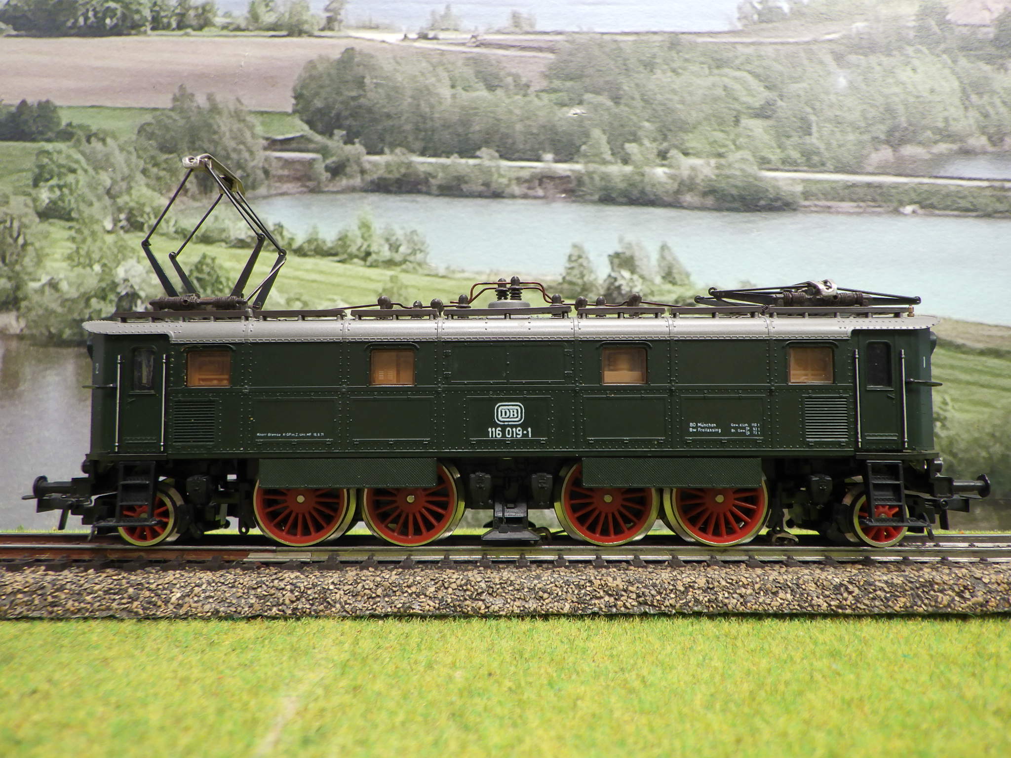 ROCO H0 ELEKTROLOK DB BR 116 019-1 (MB) M0361 EUR 40,50 - PicClick DE